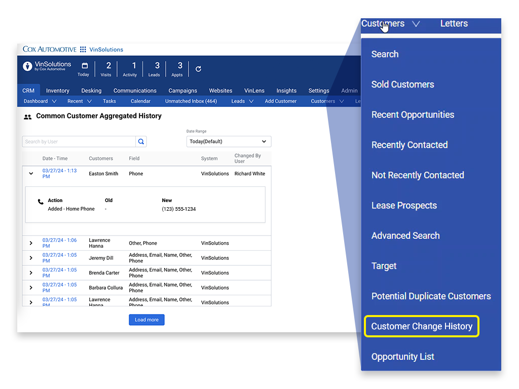 Product News: Customer Record Change History Now Available